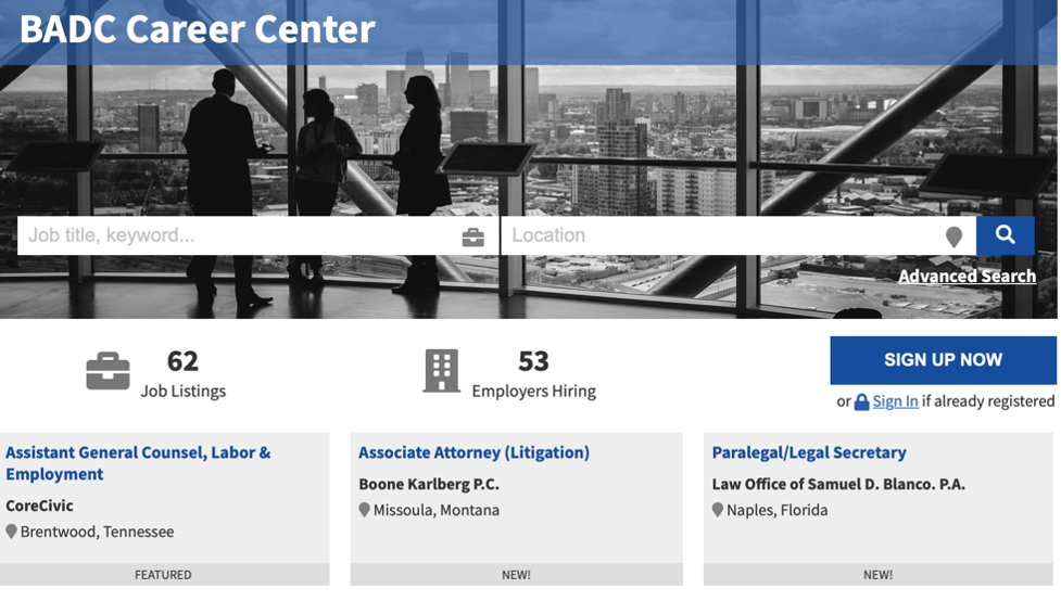 Bar Association of the District of Columbia | BADC